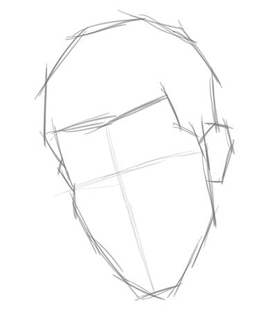 Realistic Human Face Step By Step Coloring Pages